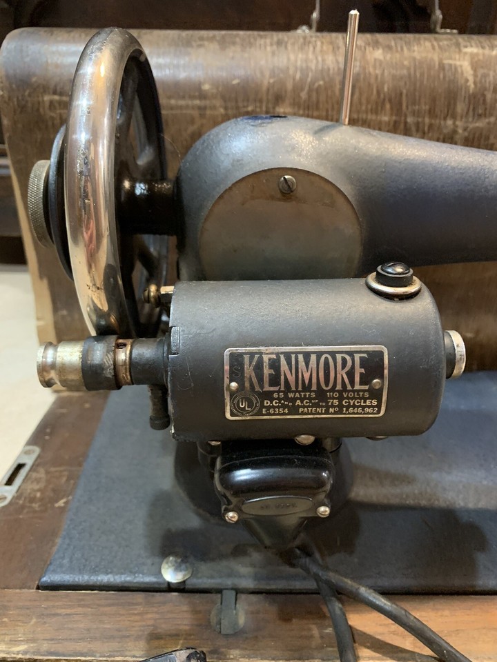 Antique Sears Kenmore Sewing Machine Model 117-36 | eBay