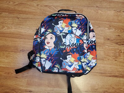 Hot Topic Snow White Disney Graphic Backpack in Great Condition | eBay