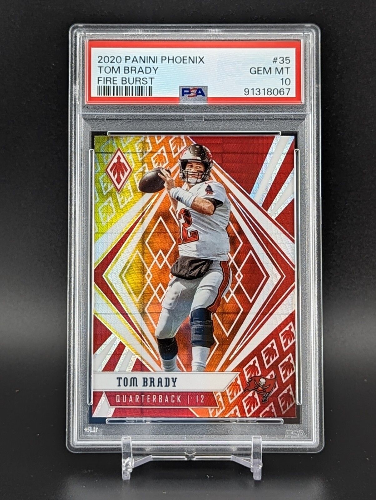 Tom Brady 2020 Phoenix #35 Fire Burst Price Guide - Sports Card Investor
