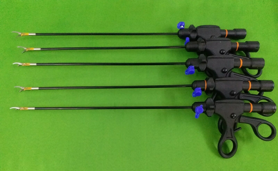 5pc Laparoscopic Bipolar Maryland 5mmx330mm Endoscopy Reusable ...