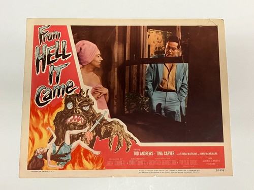 Original 1957 FROM HELL IT CAME 11 X 14 Lobby Card SCI-FI HORROR ...