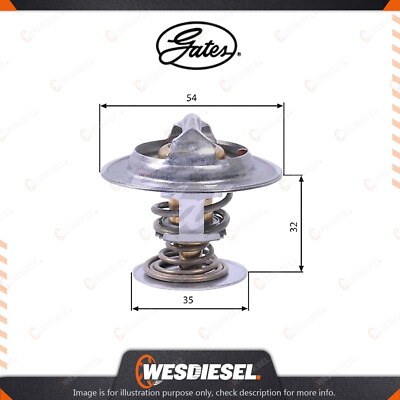 Gates Coolant Thermostat + Gaskets & Seals fits Volvo 850 854 855 B ...
