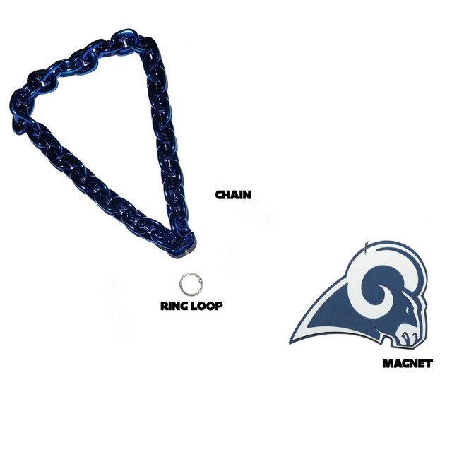 Fanfave Los Angeles Rams Football-NFL Necklace - Blue for sale online ...