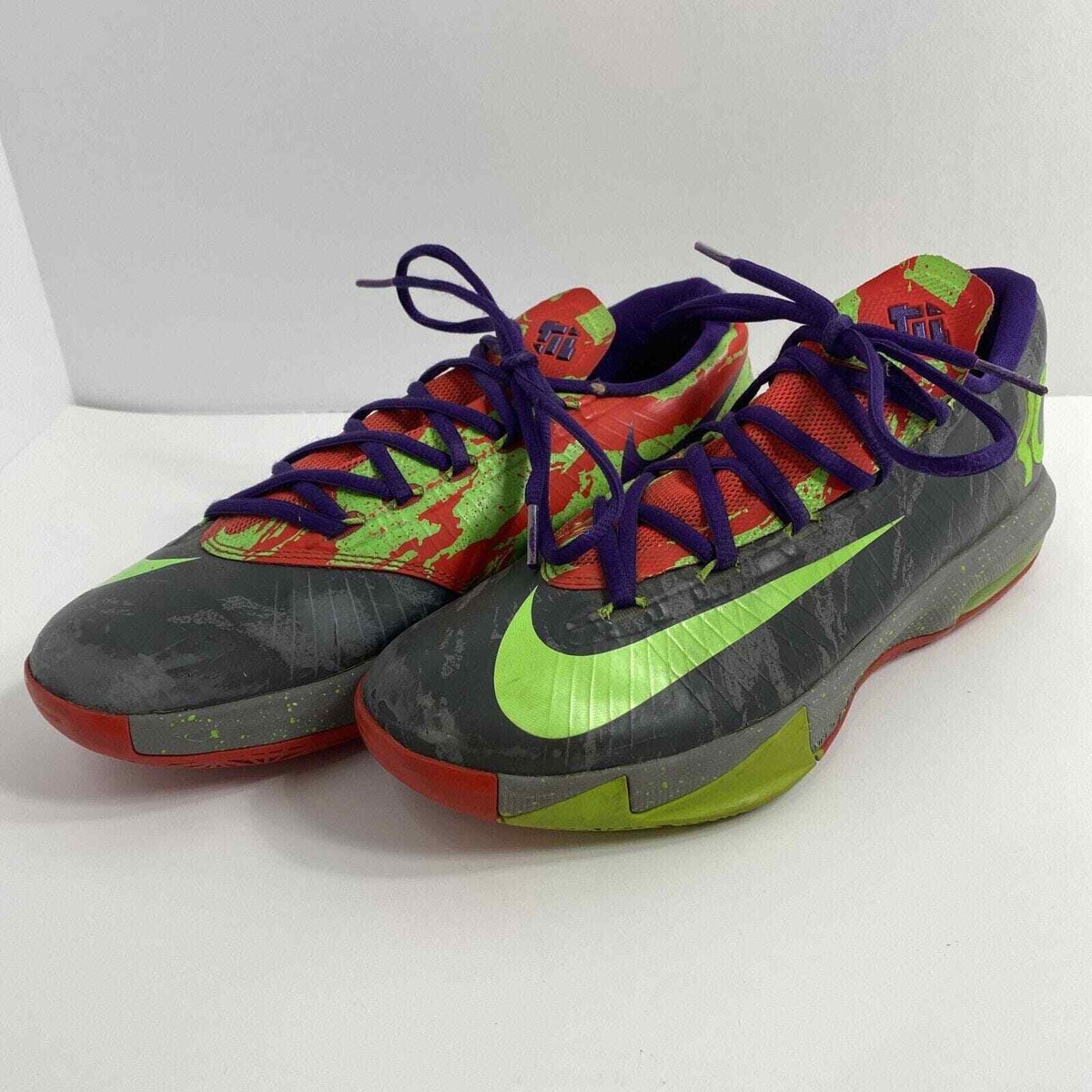 Kd6 Energy Nike KD 6 ID Energy Size 13 Grey Electric Green Bright