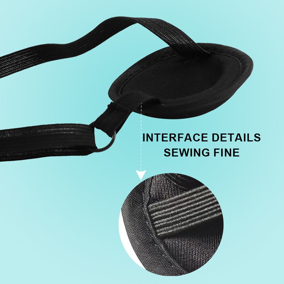 Adult Eye Patch Medical Adjustable Reusable Eyeshades Concave Foam ...