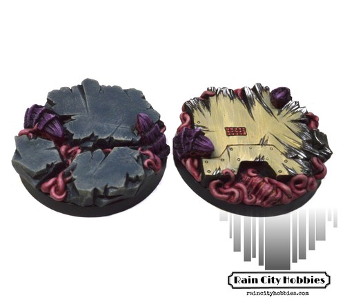 50mm Heroic Infestation Scenic Base Toppers x2 - Resin - Warhammer 40k ...