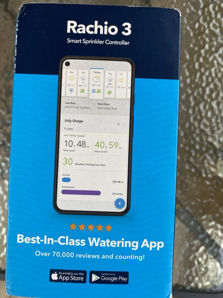 Rachio 3 Smart Sprinkler Controller 16 Zone With Weather Intelligence ...