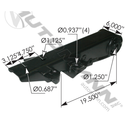 Automann MHT810 Beam Asm Lh Ht300 T Hendrickson 889626119484| eBay