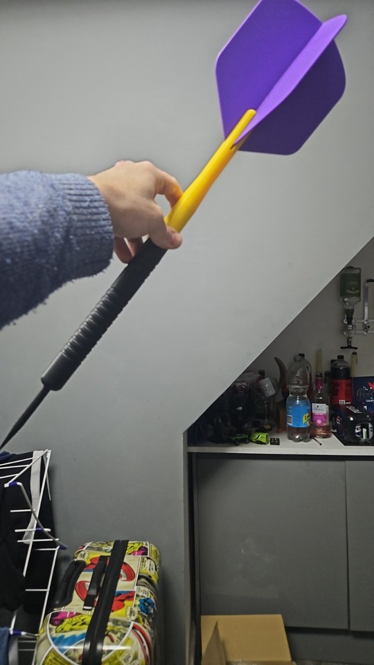 Luke nuke littler dart 3d printed man cave games room display Giant ...