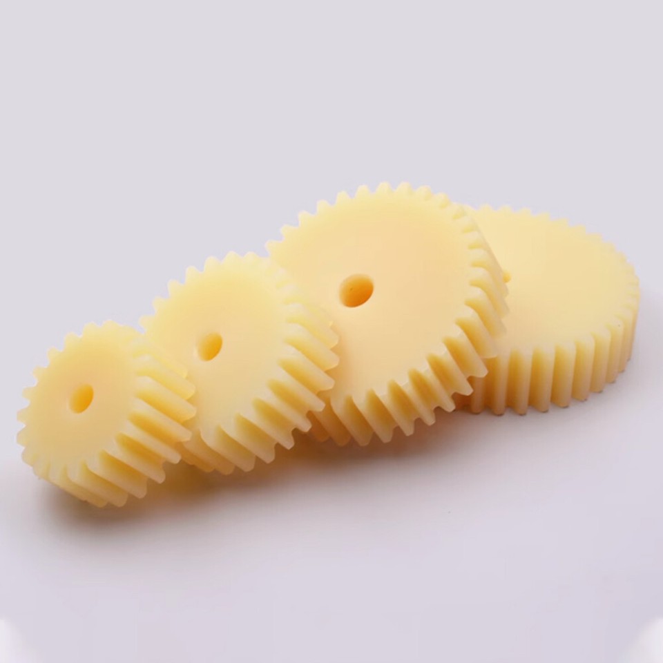 2 Module Plastic Nylon Spur Gear, Cylinder Flat Gears 12~50 Teeth, 6/8 ...