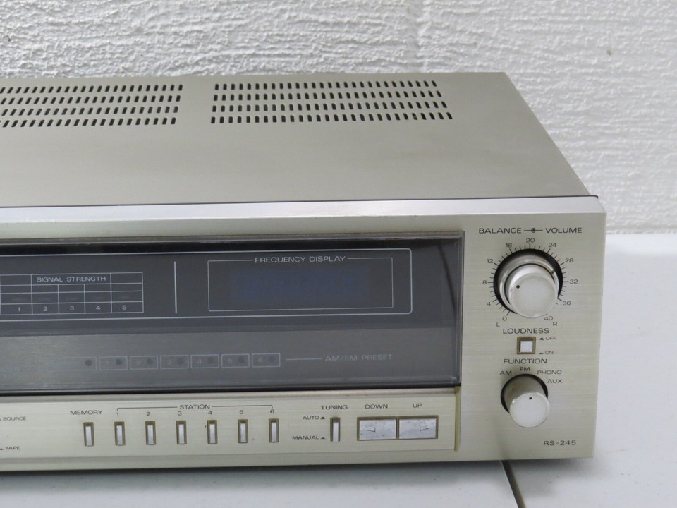 Vintage Fisher RS-245 Studio Standard Am Fm Stereo Receiver Silver ...