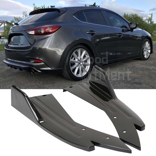 For Mazda 2 3 5 6 CX-3 CX5 CX-7 323 Rear Bumper Lip Side Skirt Splitter ...