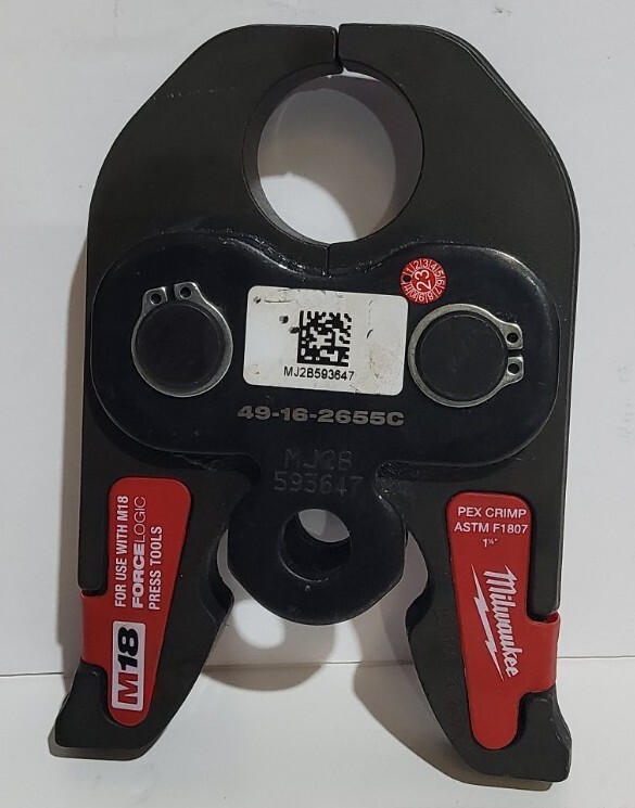 Milwaukee 49-16-2655C 1-1/4 In. Pex Crimp Jaw For M18 Force Logic Press ...