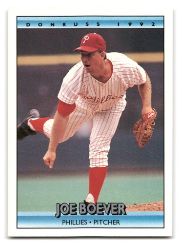 Joe Boever 1992 Donruss #493 Philadelphia Phillies BASEBALL | eBay