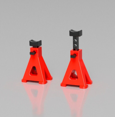 3d Printed 1/18 Scale Adjustable Axle Stands x2, For Scale Model ...