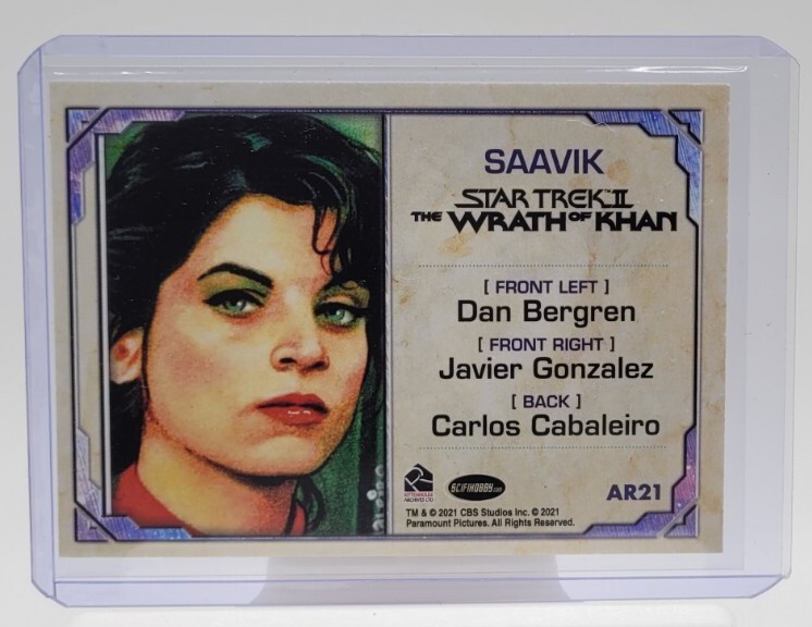 WOMEN OF STAR TREK ART & IMAGES ARTIST RENDITION AR21 SAAVIK KIRSTIE ...