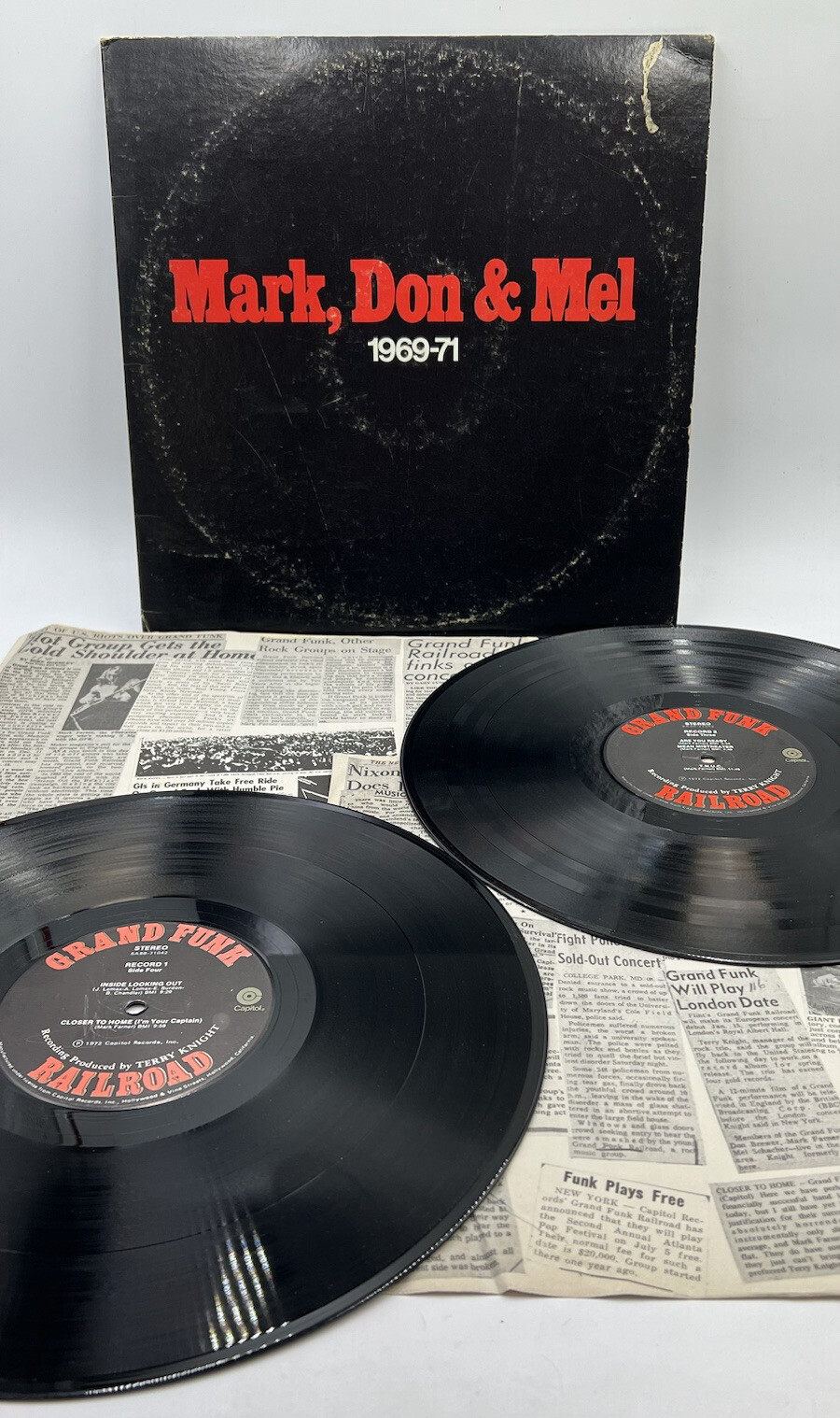 GRAND FUNK RAILROAD Mark, Don & Mel 1969-71 CAPITOL ~ Double LP | eBay
