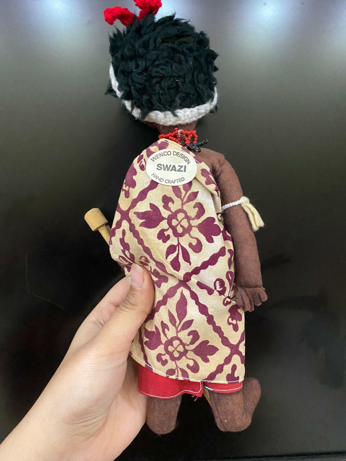 Vintage Traditional Stuffed Cloth Swazi Hand Crafted Wenco Design Folk ...