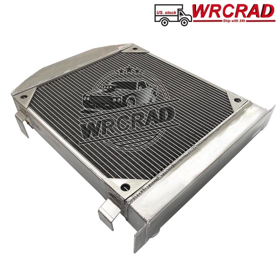AT/MT Polished Radiator For Low-Boy Ford 1932 Hot Rod W/Chevy 350 V8 ...