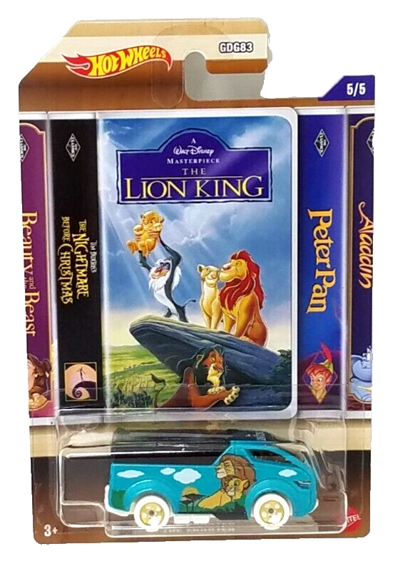 Hot Wheels Pop Culture Disney Classics Set of 5 Cars Nightmare Before ...