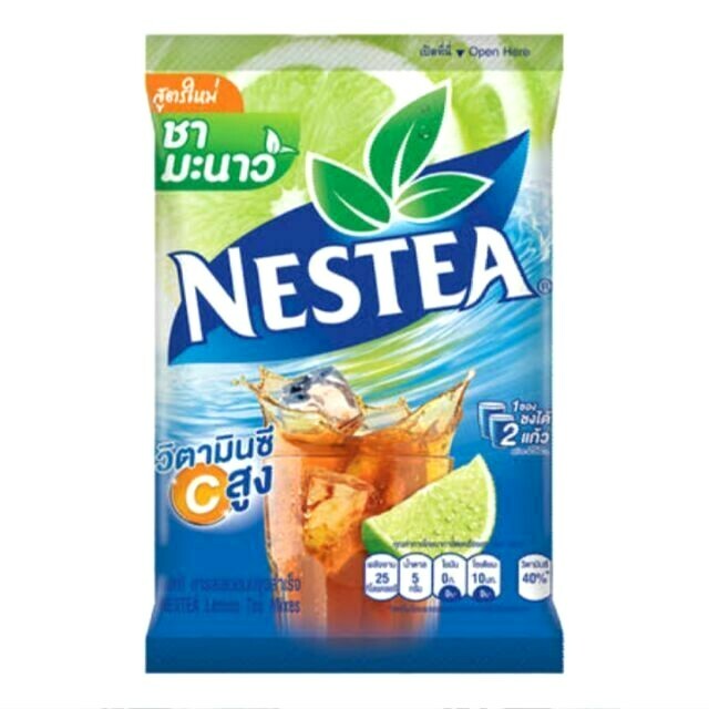 2 Sachets X 13g NESTEA Ice Lemon Tea Mixes Powder VITC Bags Beverage ...