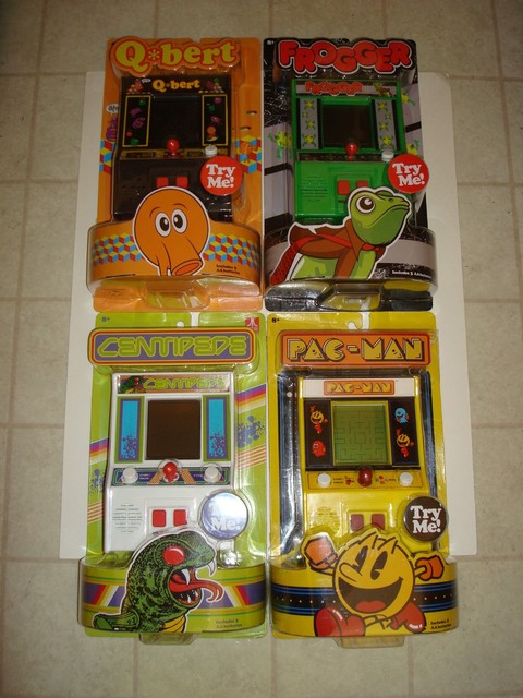 Mini Arcade Classic Games New in Package Frogger, Pac-Man, Q-bert ...