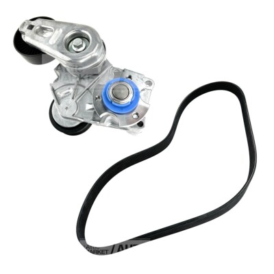 Drive Belt Bracket Tensioner Idler Pulley Land Range Rover Sport LR4 3. ...