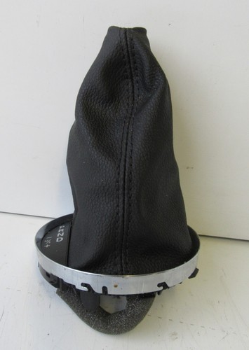 Genuine Used MINI Automatic Gear Gaiter Black Leather with Chrome Ring ...