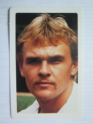 1983 1984 AUSTRALIAN TEST CRICKETERS CARD DIRK WELLHAM BUTTER 'EM UP ...