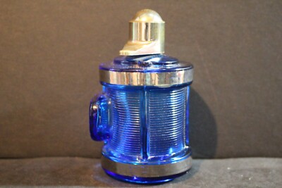 Vintage Avon Cologne Bottle - Fishing Reel Blue | eBay