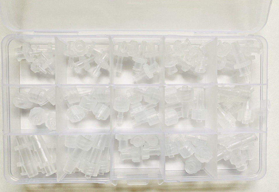 Luer Lock Connector Kit Male/Female, 75 PCS | eBay