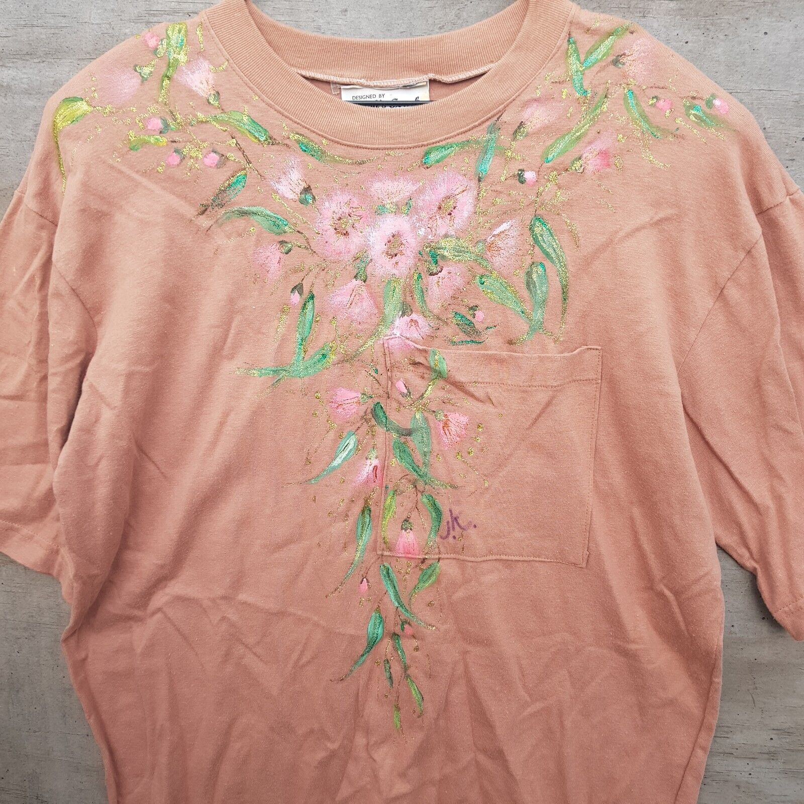 Vintage Paper tag tee Australian Native Trish's Touch… - Gem