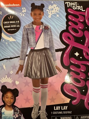 That Girl Lay Lay Nickelodeon Halloween Costume Kids Med 10 - 12 BRAND ...