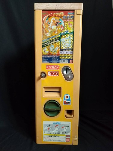 Pokemon Carddass Vending Machine 1997 Display Set Japanese Bandai BVM ...