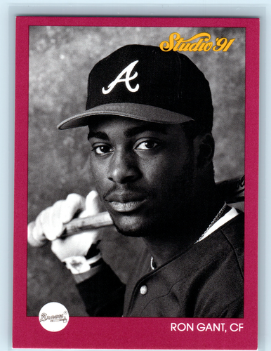 Ron Gant - Atlanta Braves - 1991 Leaf Studio 91 Baseball Card #144 | eBay