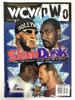 WCW/nWo Magazine Oct 1998 Issue 43 HOGAN RODZILLA DDP MYSTERIO BASH AT ...