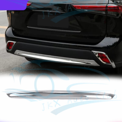 ABS Rear Bottom Bumper Chrome Cover Trim u Fit For Toyota Highlander ...