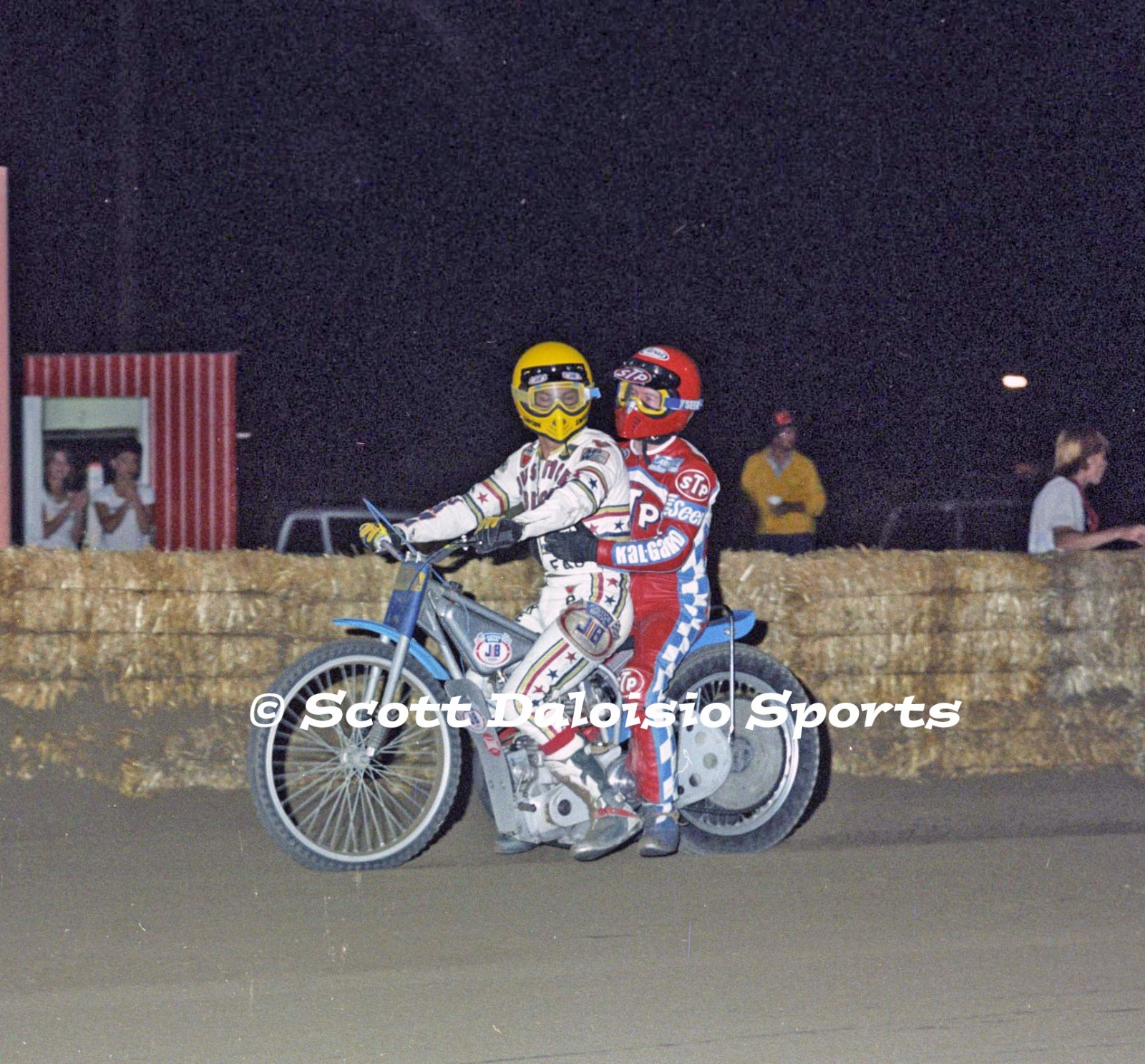 1983 Mike Bast Kelly Moran 8 x 10 Pyeatt Memorial Speedway Motorcycle ...