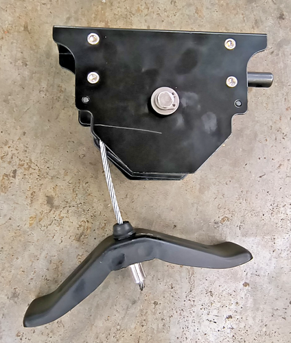 Lippert 159056 RV Camper Spare Tire Winch Hoist Universal - Black | eBay