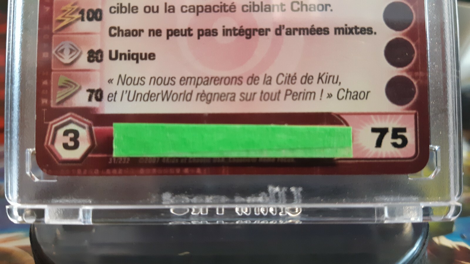 Chaotic**CHAOR**ULTRA RARE **5x MAX** E,C,P,W,S *THE ONE* FRENCH new ...