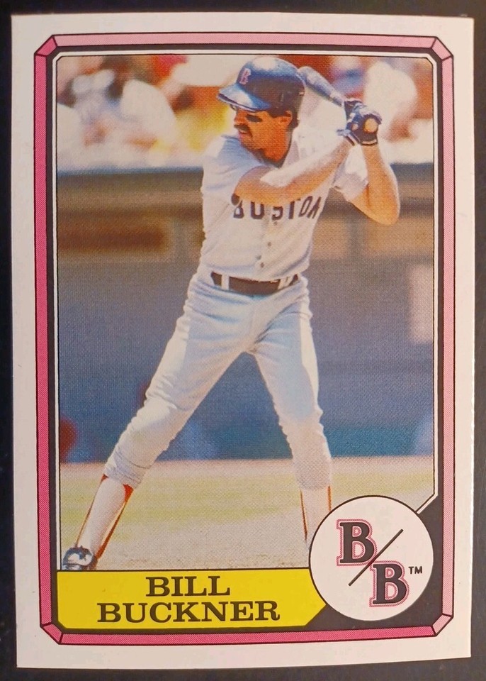 1987 TOPPS BOARDWALK & BASEBALL #14 BOSTON REDSOX BILL BUCKNER [2] NM ...