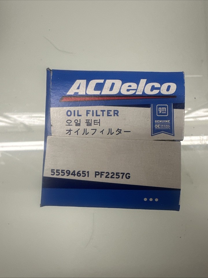 Ac Delco Pf2257g Oil Filter New In The Box | eBay