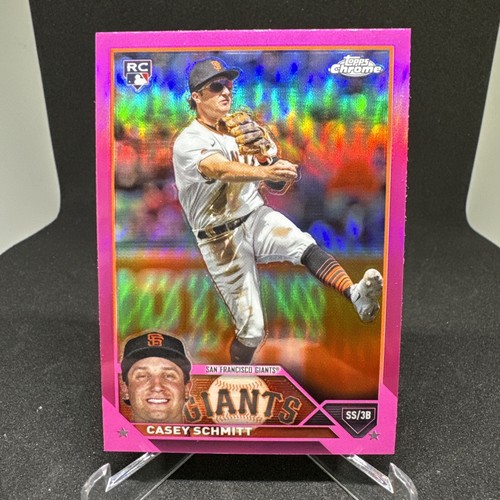 2023 Topps Chrome Update Casey Schmitt RC Pink Refractor #USC169 Giants ...