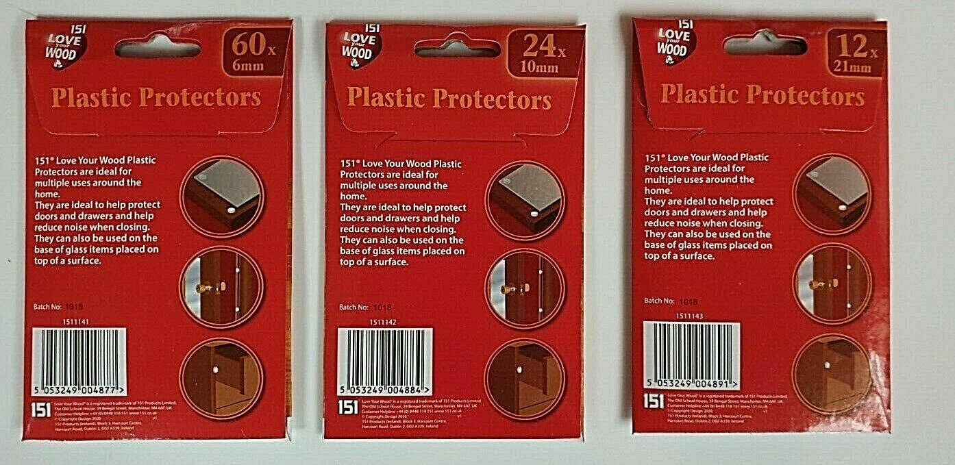 PLASTIC PROTECTORS PADS DOTS SELF ADHESIVE CABINET BUFFERS 6mm 8mm 10mm ...