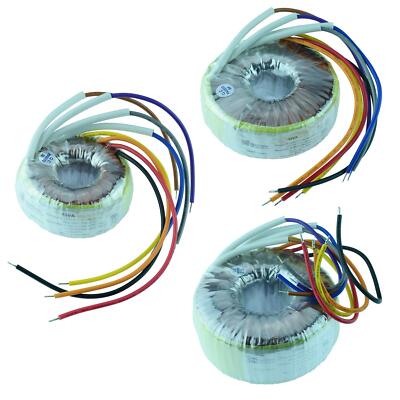 15VA to 300VA Toroidal Transformer 6V 9V 12V 15V 18V 24V Dual Primary ...