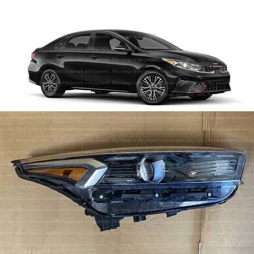 Halogen Projector LED DRL Headlight Right for 2022 2023 Kia Forte 92102 ...