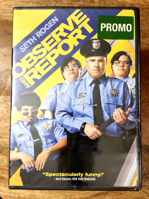 Observe and Report DVD Seth Rogen 2009 Comedy Movie Police Funny BRAND ...