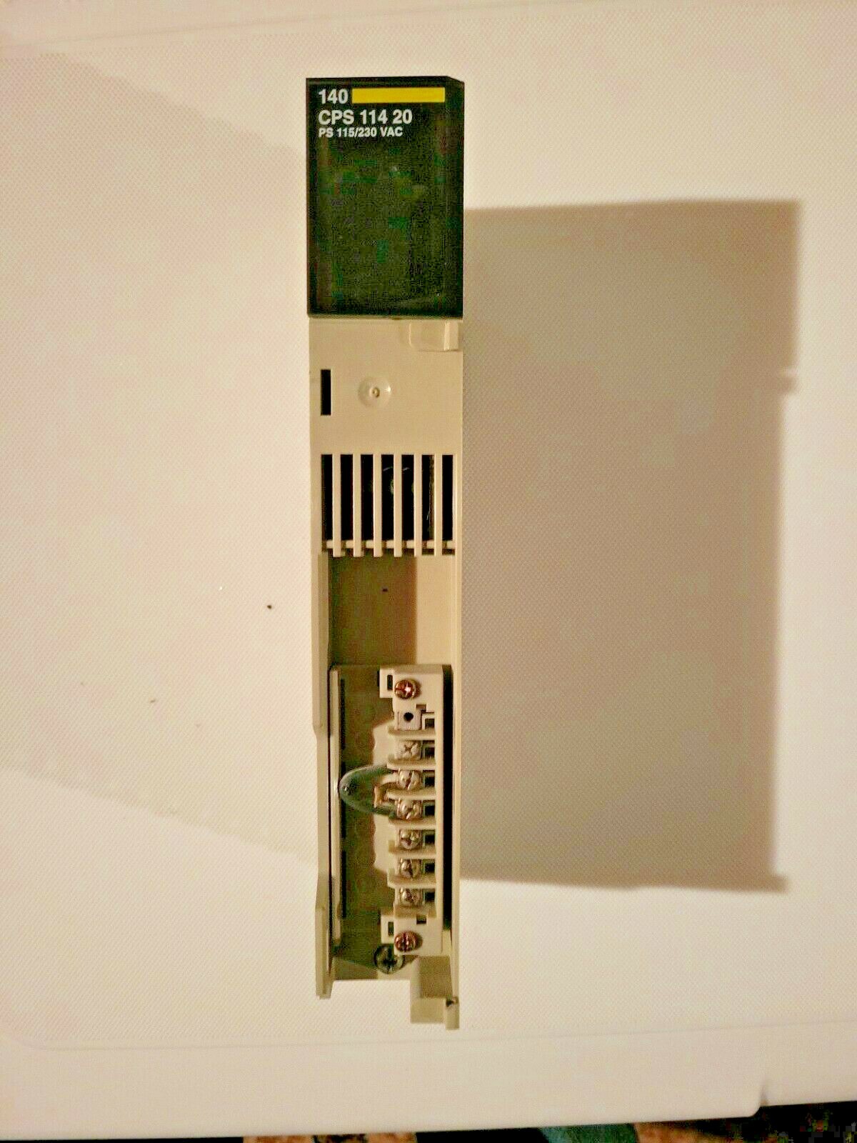 Schneider Electric 140CPS11420 Modicon Quantum AC Power Supply Module ...