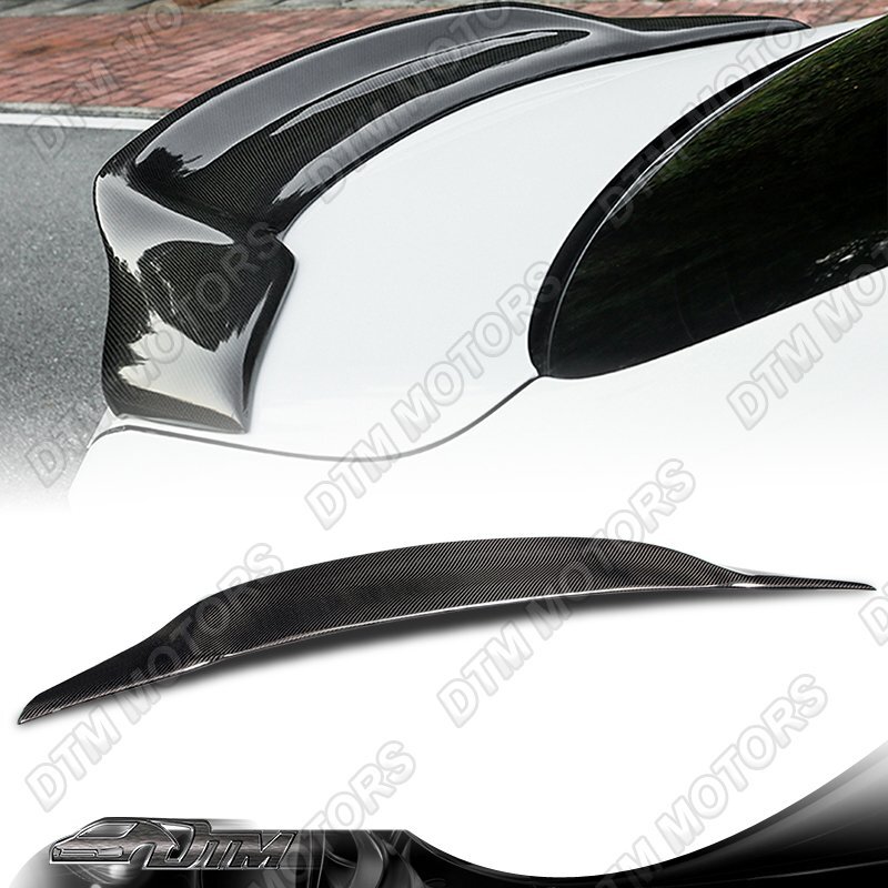 For 2008-2014 Mercedes C-Class W204 PSM Sty Real Carbon Fiber Rear ...