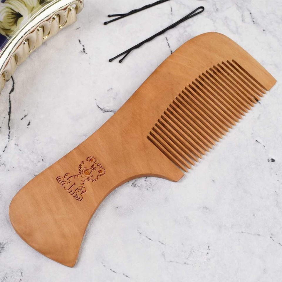 'Cartoon Tiger' Wooden Comb (HA00054191) | eBay